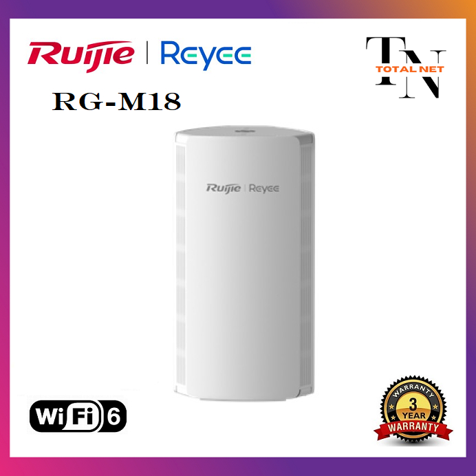Jual Ruijie Reyee RG-M18 1800M Wi-Fi 6 Dual-band Gigabit Mesh Router | Shopee Indonesia