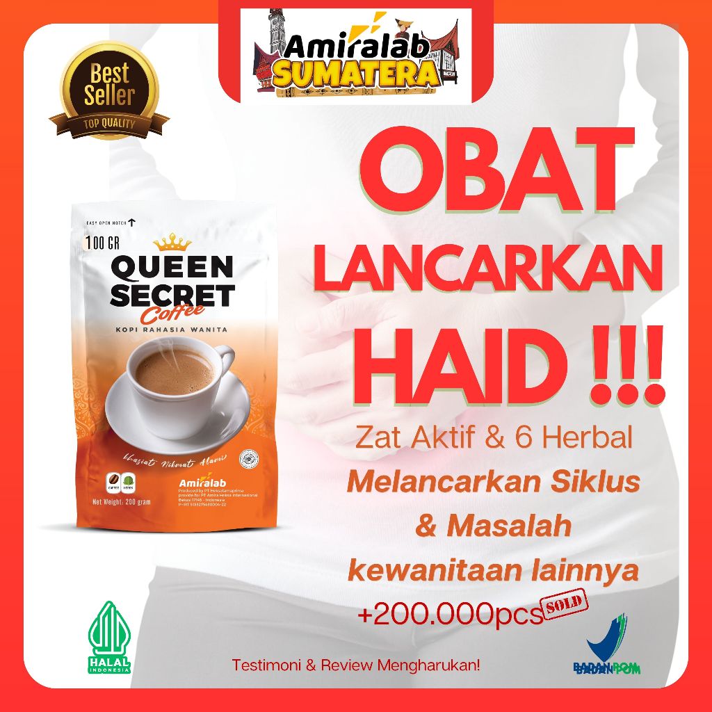 Jual Obat Telat Datang Bulan Pelancar Haid AMIRALAB - Queen Secret ...