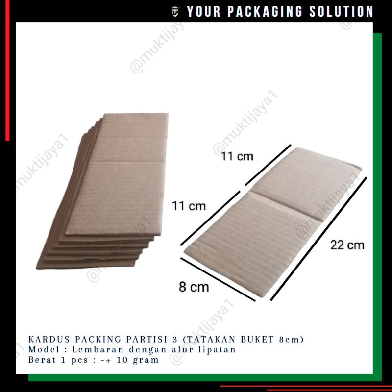 Jual PARTISI 3 (Buket 8cm) • 22x8cm • Kardus/ Karton Lembaran / Kardus ...
