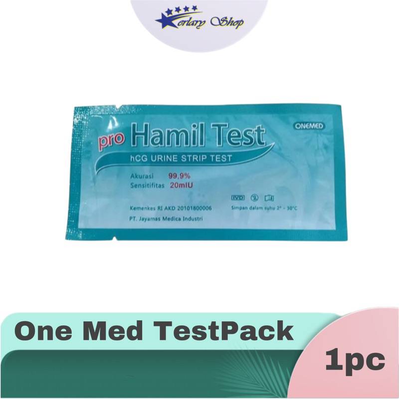 Jual Tes Kehamilan Pro Hamil Onemed Testpack OneMed Tespek One Med hCG ...