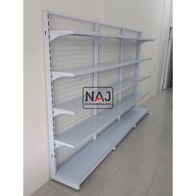Jual Tiang Rak Minimarket Single Dan doble Ready Smua Ukuran Bisa ...