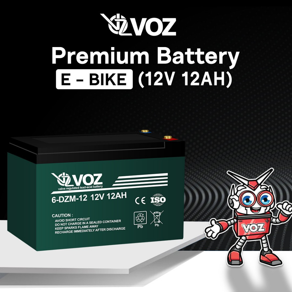 Jual BATERAI AKI Voz E-Bike 12V 12 Ah - BATERAI BATRE BATTERI AKI ...