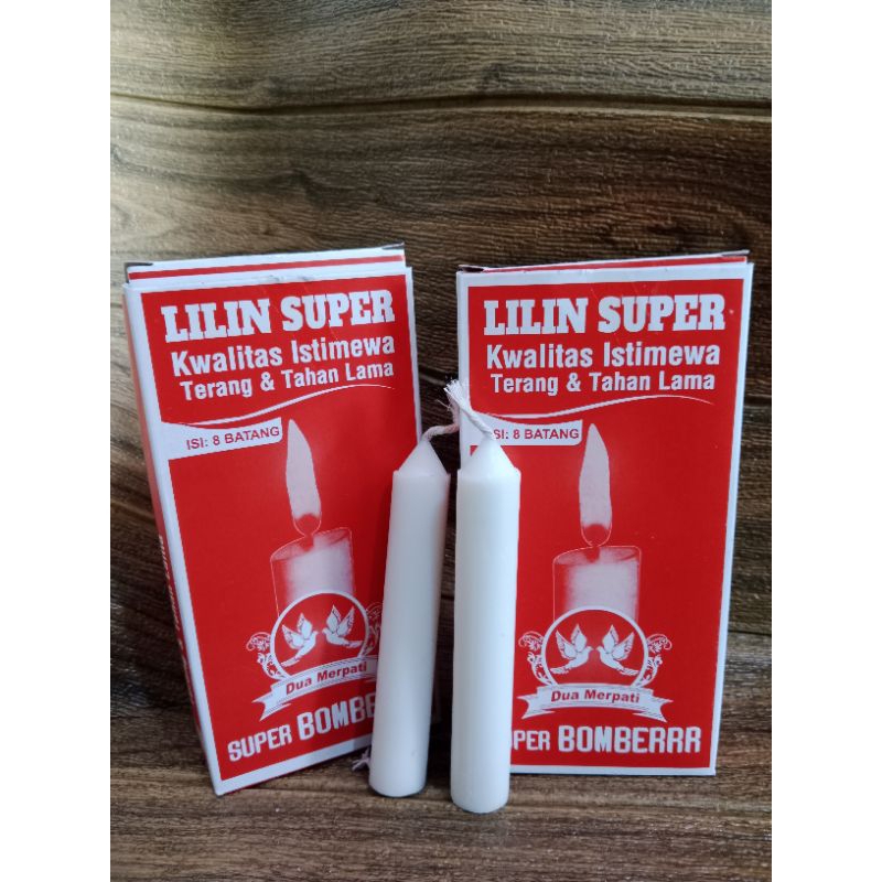 Jual LILIN MERPATI 8batang |LILIN MURAH AWET | Shopee Indonesia