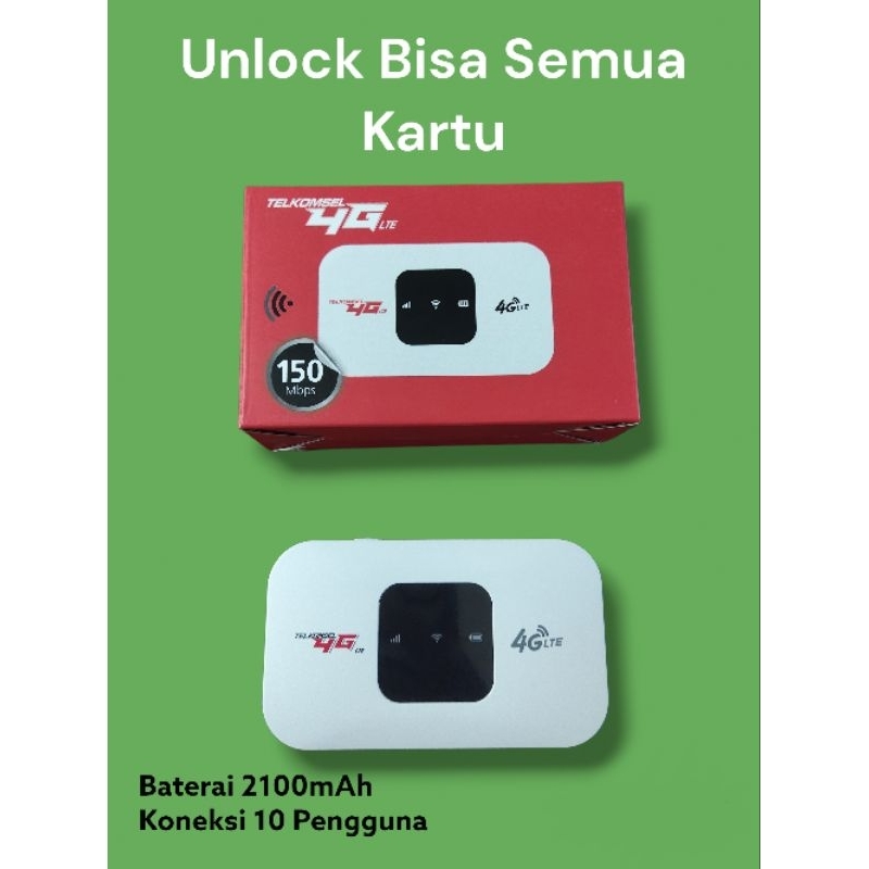Jual Modem WiFi Portabel Mifi Telkomsel Unlock All Operator GSM 3G/4G Free Kartu ByU 3GB ...
