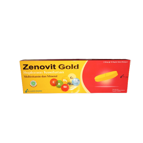Jual Multivitamin Penunjang Immune - Zenovit GoId Isi 30 Kaplet ...