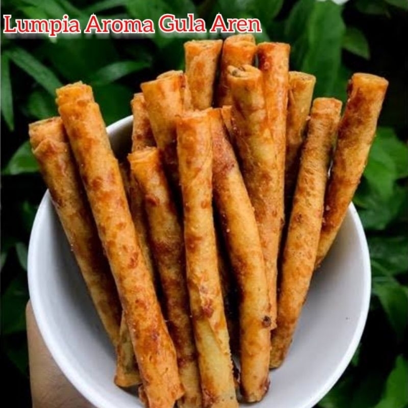 Jual LUMPIA GULA AREN 250 GRAM PISANG SALE AROMA | Shopee Indonesia