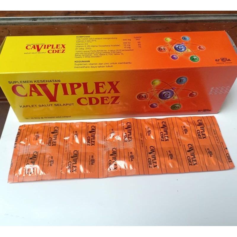Jual Caviplex CDEZ Tablet (1 strip isi 10 tablet) | Shopee Indonesia