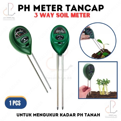 Jual Soil Analyzer Meter 3in1 3 In 1 Alat Cek Tester Temperatur Ph ...