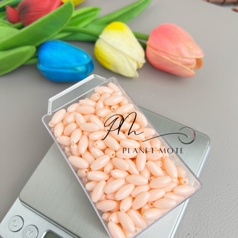 Jual Manik Mote Padi 6 X 12mm (15gr) | Shopee Indonesia