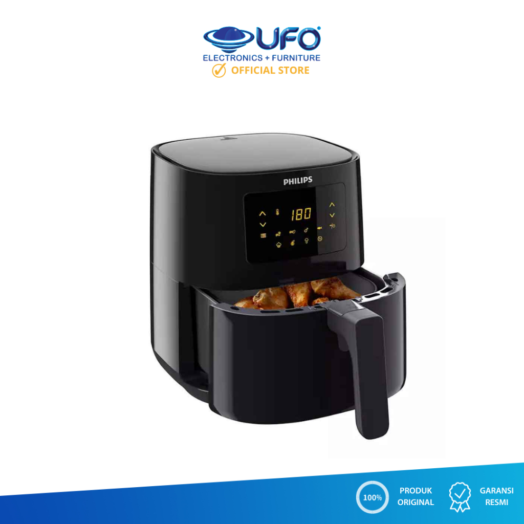 Jual Philips Essential Air fryer Hitam HD9252/90 | Shopee Indonesia