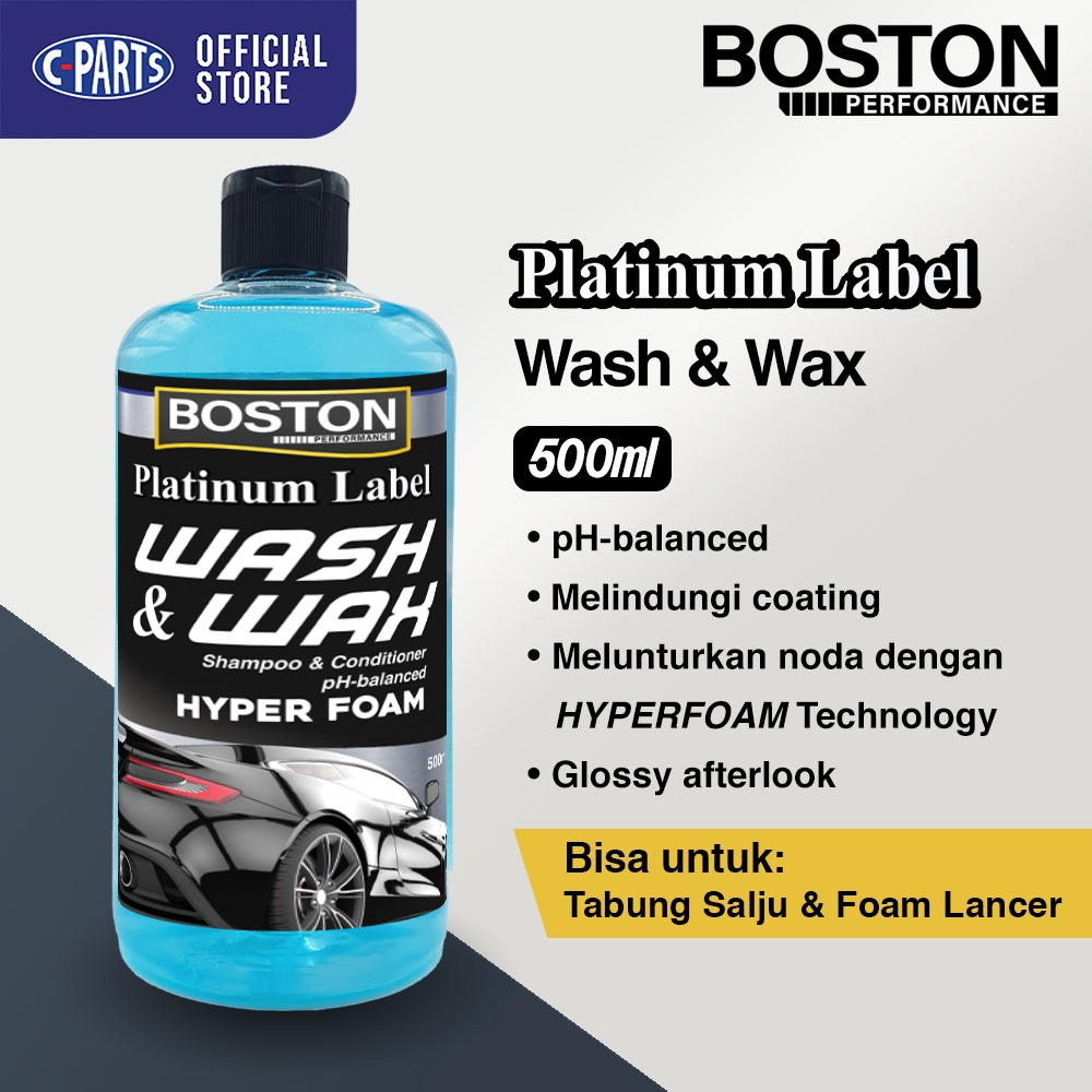 Jual Shampo Sabun Cuci Mobil dan Motor SNOW Premium BOSTON Platinum ...