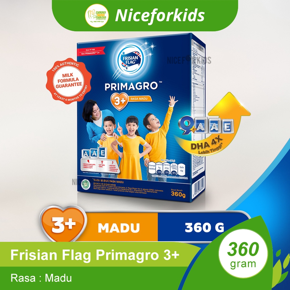 Jual Frisian Flag Primagro 1+ 3+ 360 gr 750 gr Susu Formula Pertumbuhan ...