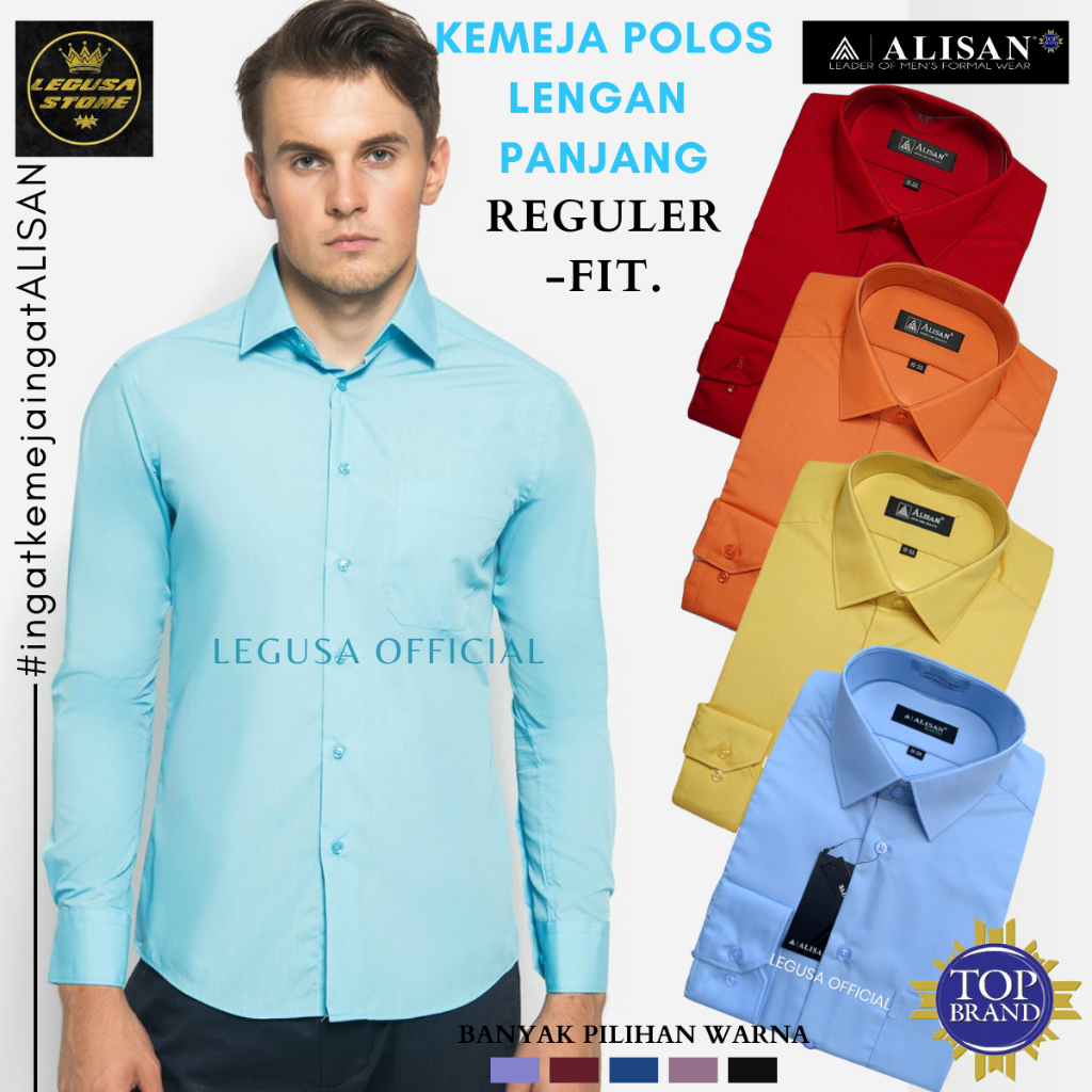 Jual Kemeja Alisan Lengan Panjang Kemeja Formal Pria Alisan REGULER ... Jual Kemeja Alisan Lengan Panjang Kemeja Formal Pria Alisan REGULER ...