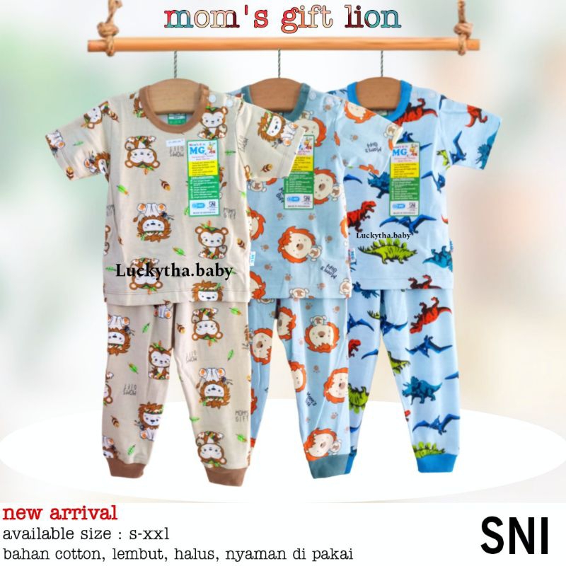 Jual 3pc- setelan mom's gift CPR motif turtle,Teddy bear,lion, pinguin ...