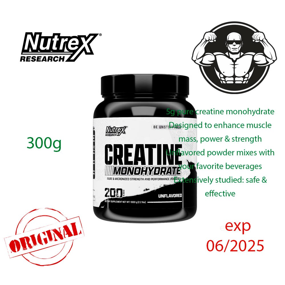 Jual Nutrex Creatine Monohydrate 300g | Shopee Indonesia
