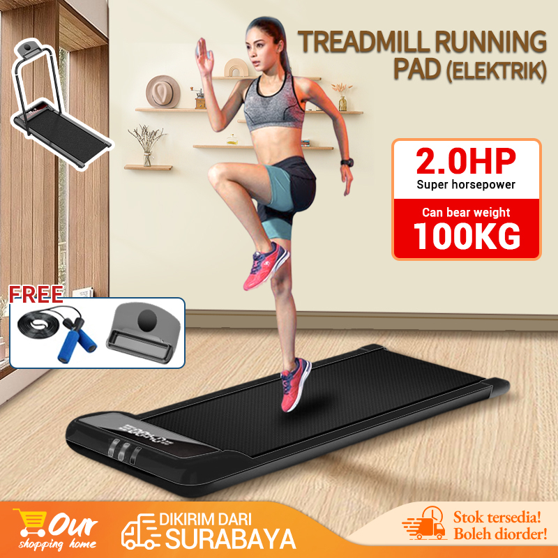 Jual Treadmill Elektrik Treadmil Listrik Walking Pad Running Pad ...
