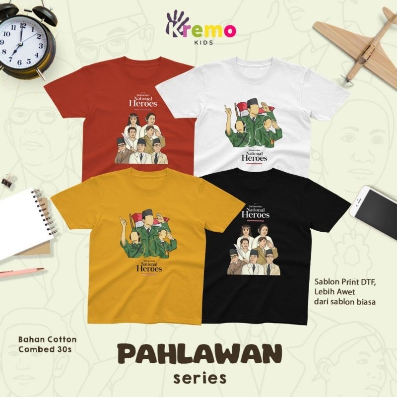 Jual kremo kids kaos edisi pahlawan | Shopee Indonesia Jual kremo kids kaos edisi pahlawan | Shopee Indonesia