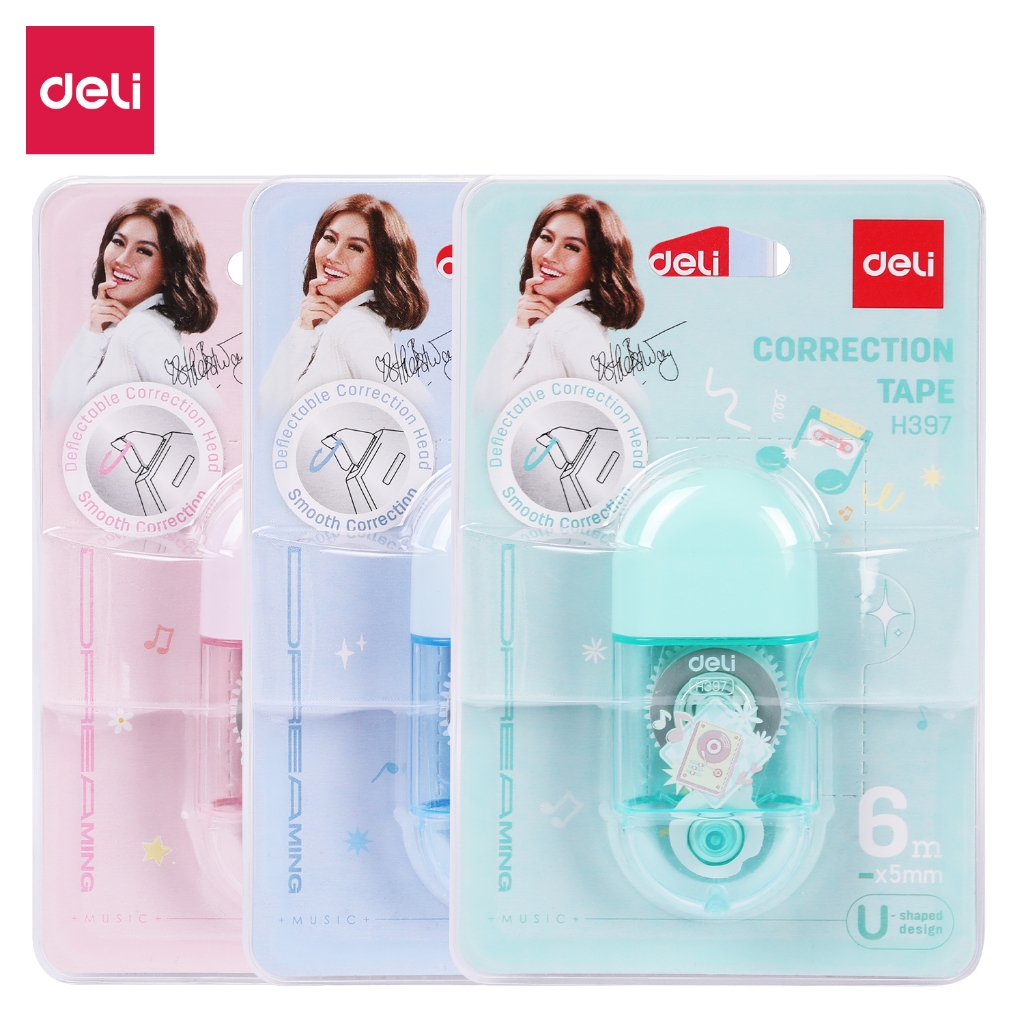 Jual Deli Correction Tape / Pita Koreksi CH397 Panjang 6M Bentuk Lucu ...
