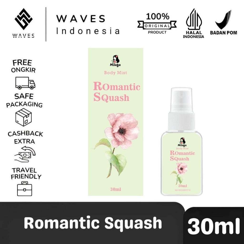 Jual Waves - BPOM PARFUM BODY MIST MILOFA 30ML PREMIUM / PARFUM BODY ...