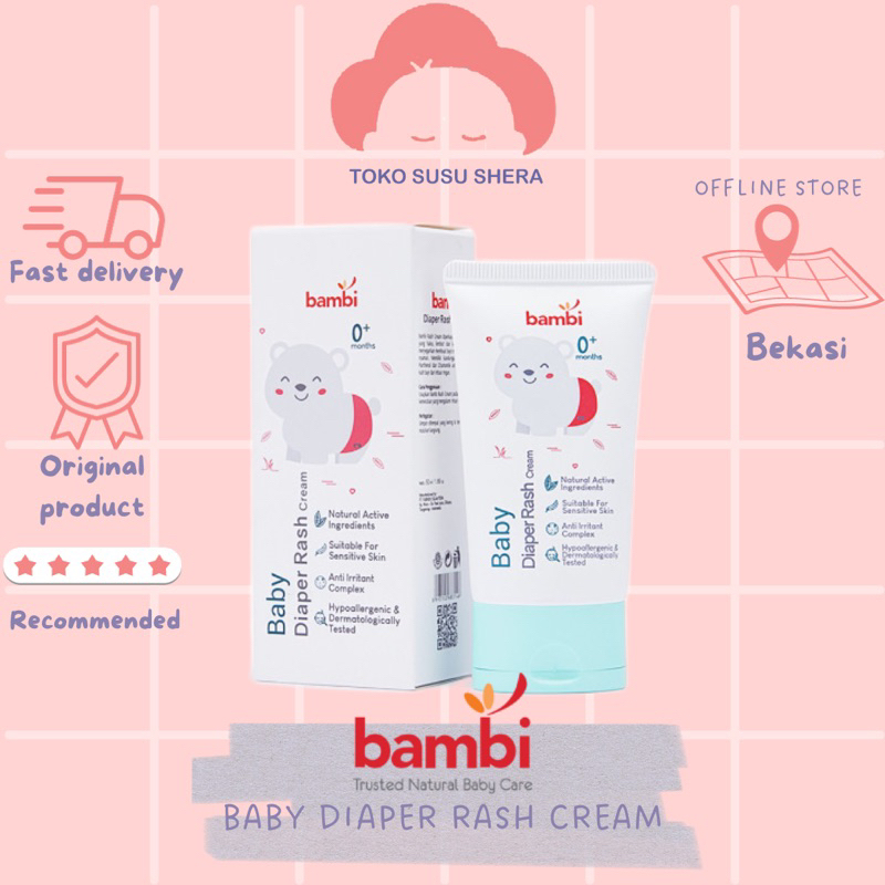 Jual BAMBI DIAPER RASH CREAM | Shopee Indonesia