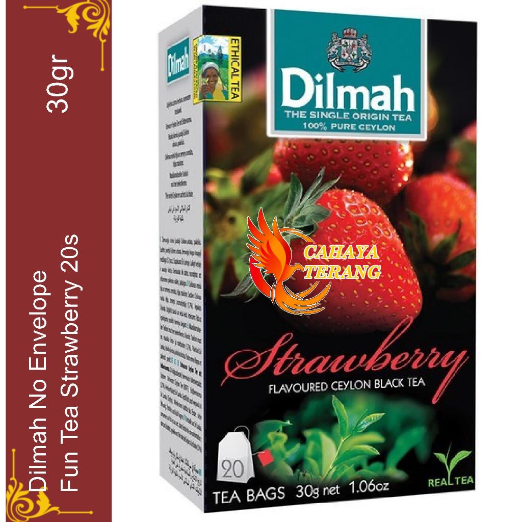 Jual Teh Dilmah No Envelope 20 sachet Strawberry Dilmah Fun Tea ...