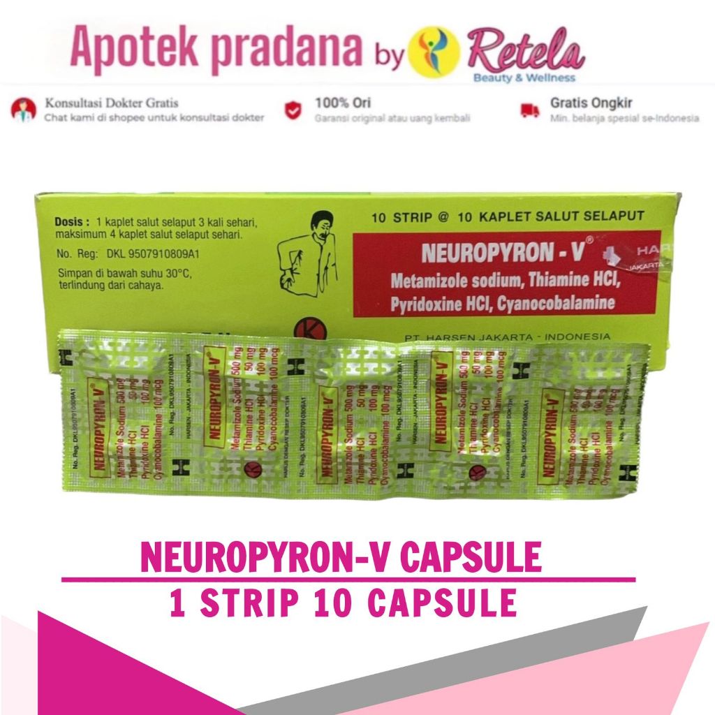 Jual NEUROPYRON V 1 STRIP 10 CAPSUL | Shopee Indonesia