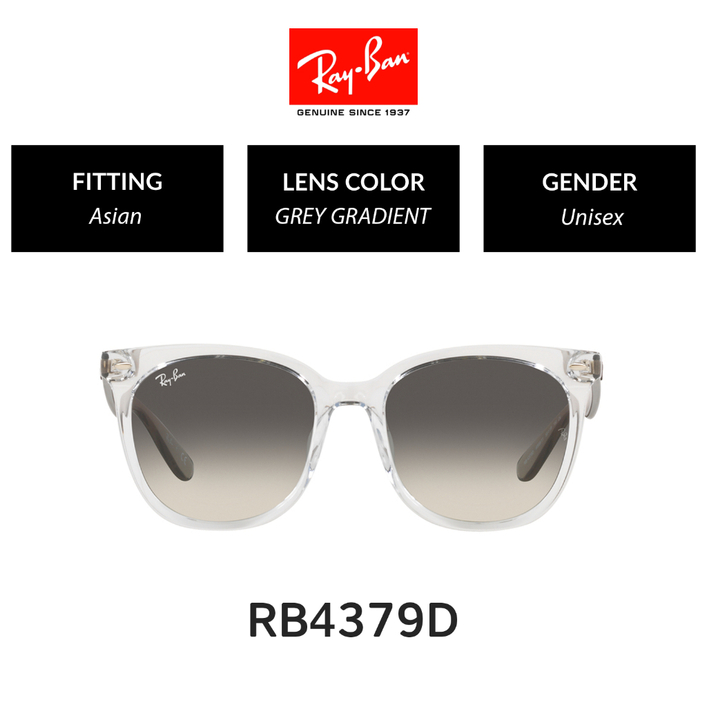 Jual RAY-BAN | RB4379D 659811 | Asian Design | Sunglasses | 49mm ...