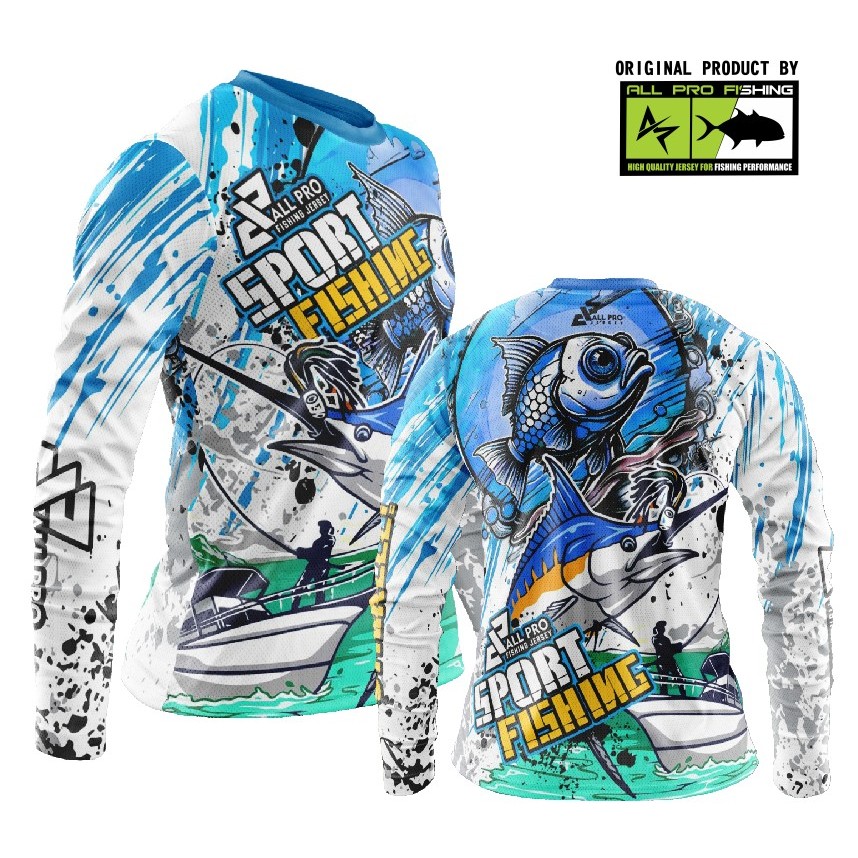 Jual Jersey mancing all pro sport fishing marlin | Shopee Indonesia