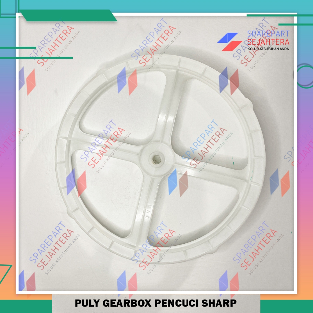 Jual PLASTIK PULY PULLEY PULI BESAR GEARBOX SHARP MESIN WASH CUCI ...