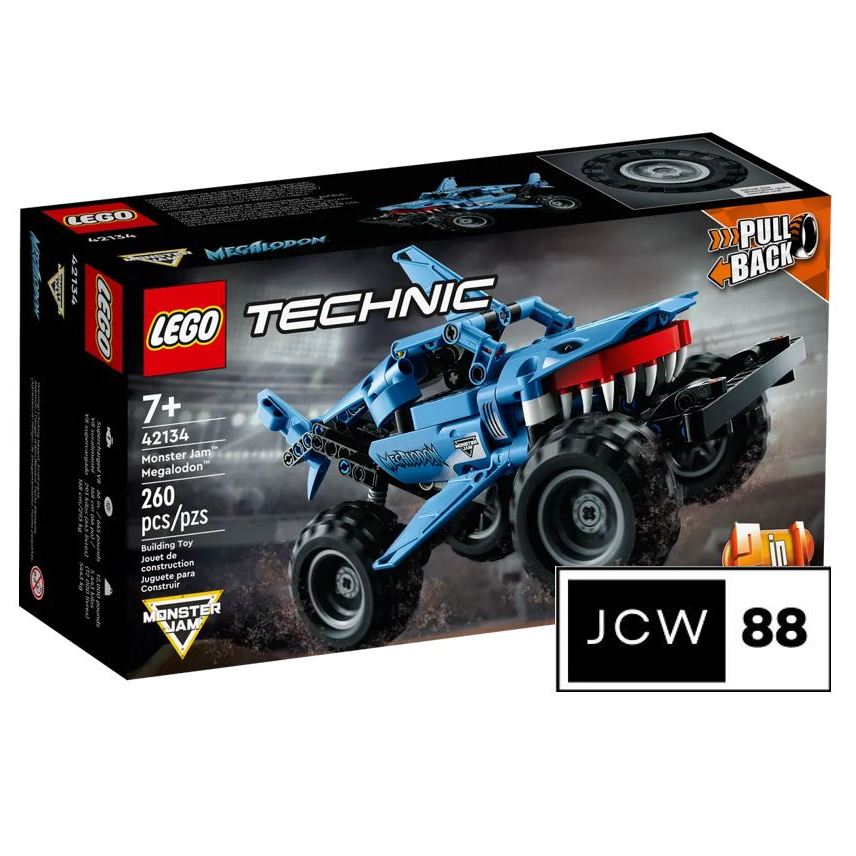 Jual Lego 42134 Technic 2in1 Monster Jam Megalodon mainan anak mobil ...