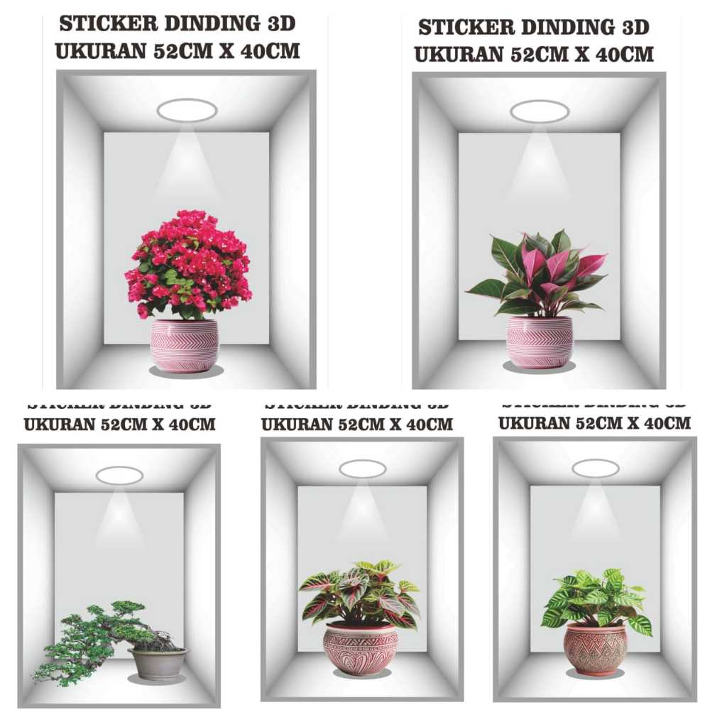 Jual STIKER BAHAN VINYL STIKER DINDING UKURAN 52X40CM | Shopee Indonesia