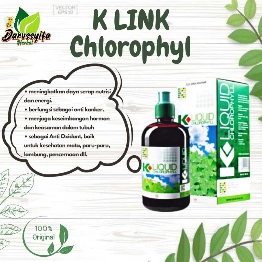Jual K LINK LIQUID CHLOROPHYL 100% ORIGINAL | Shopee Indonesia