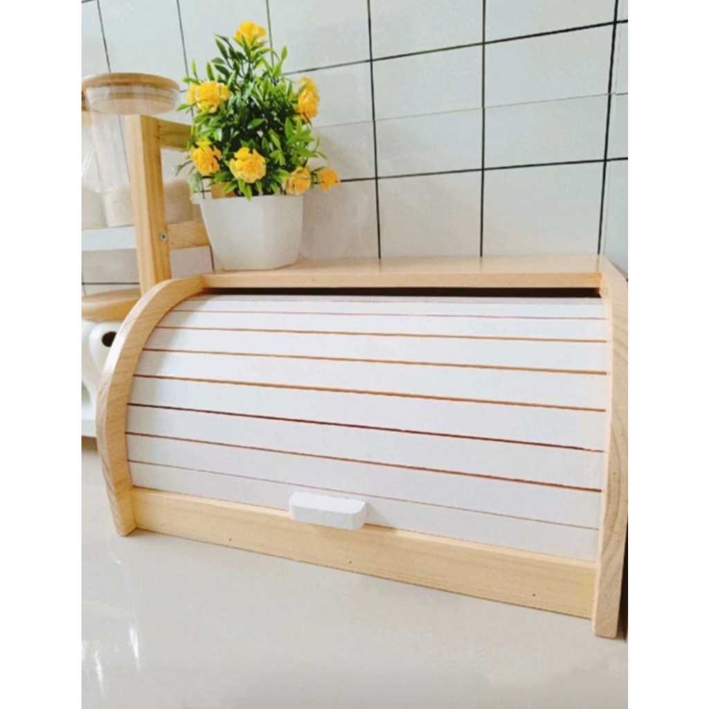 Jual Bread box variasi warna, tempat penyimpanan roti serbaguna (341825 ...
