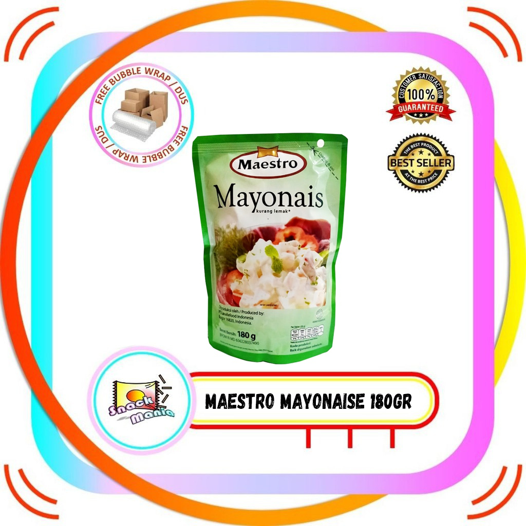 Jual Maestro Mayonnaise 180 gr Mayo Mayones | Shopee Indonesia