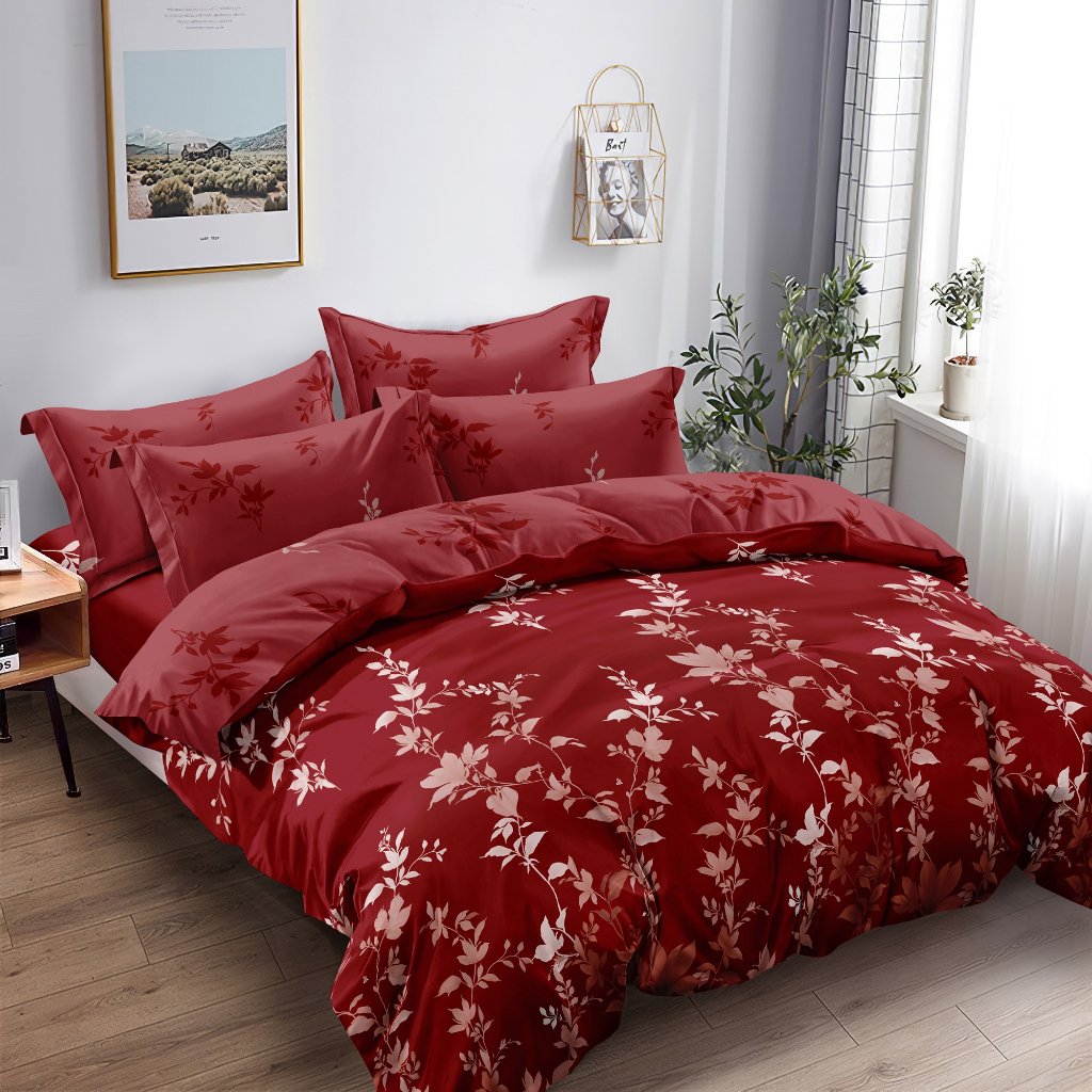 Jual IJNC Lady Rose - Bed Cover Set King 180x200 Tinggi 20 Fitted ...