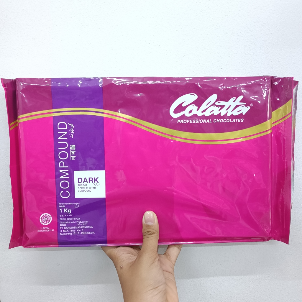 Jual COKLAT COMPOUND COLATTA DARK 1KG / COLATTA COMPOUND DARK 1KG ...