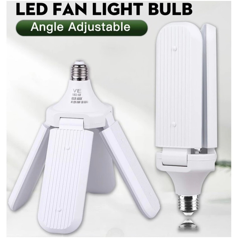 Jual Lampu Fan Blade Model Kipas Lampu 3 Led Fan Blade Bulb | Shopee ...