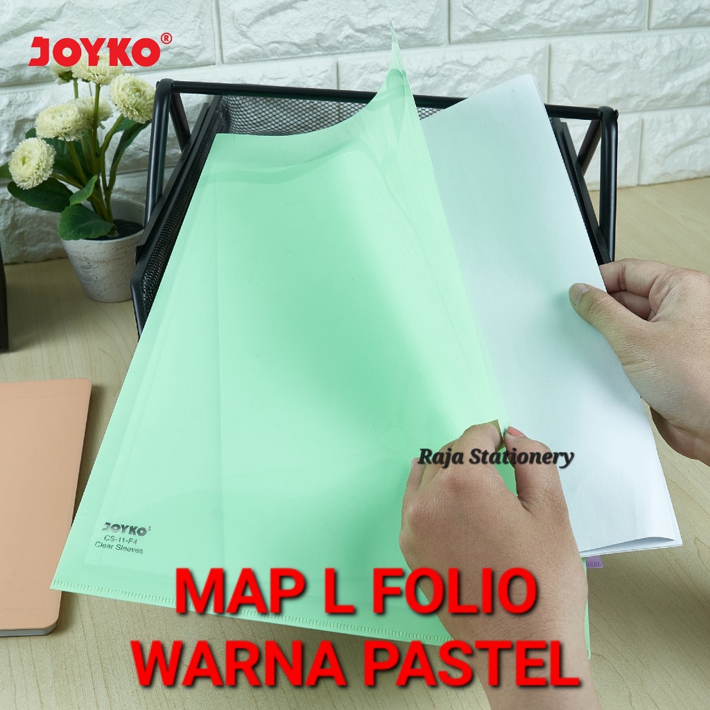 Jual Joyko Clear Sleeve F4 Holder Folder / Map L F4 Dokumen Folio CS-11 ...