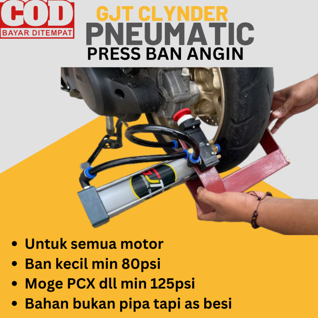 Jual Alat Penjeblos Ban Pneumatic GJT Press Ban Motor Angin | Shopee ...