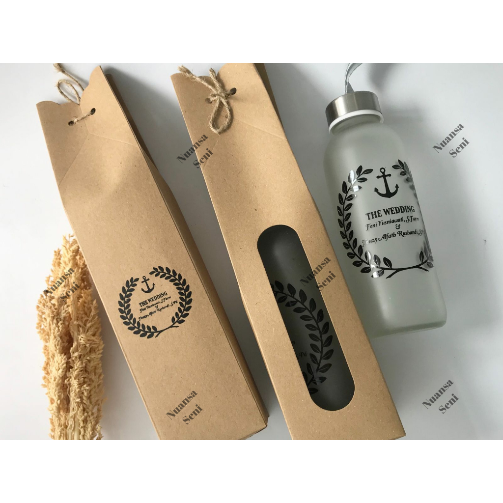 Jual Botol Tumbler Beling Doff 420ml Termos Infused Water Kaca Botol ...