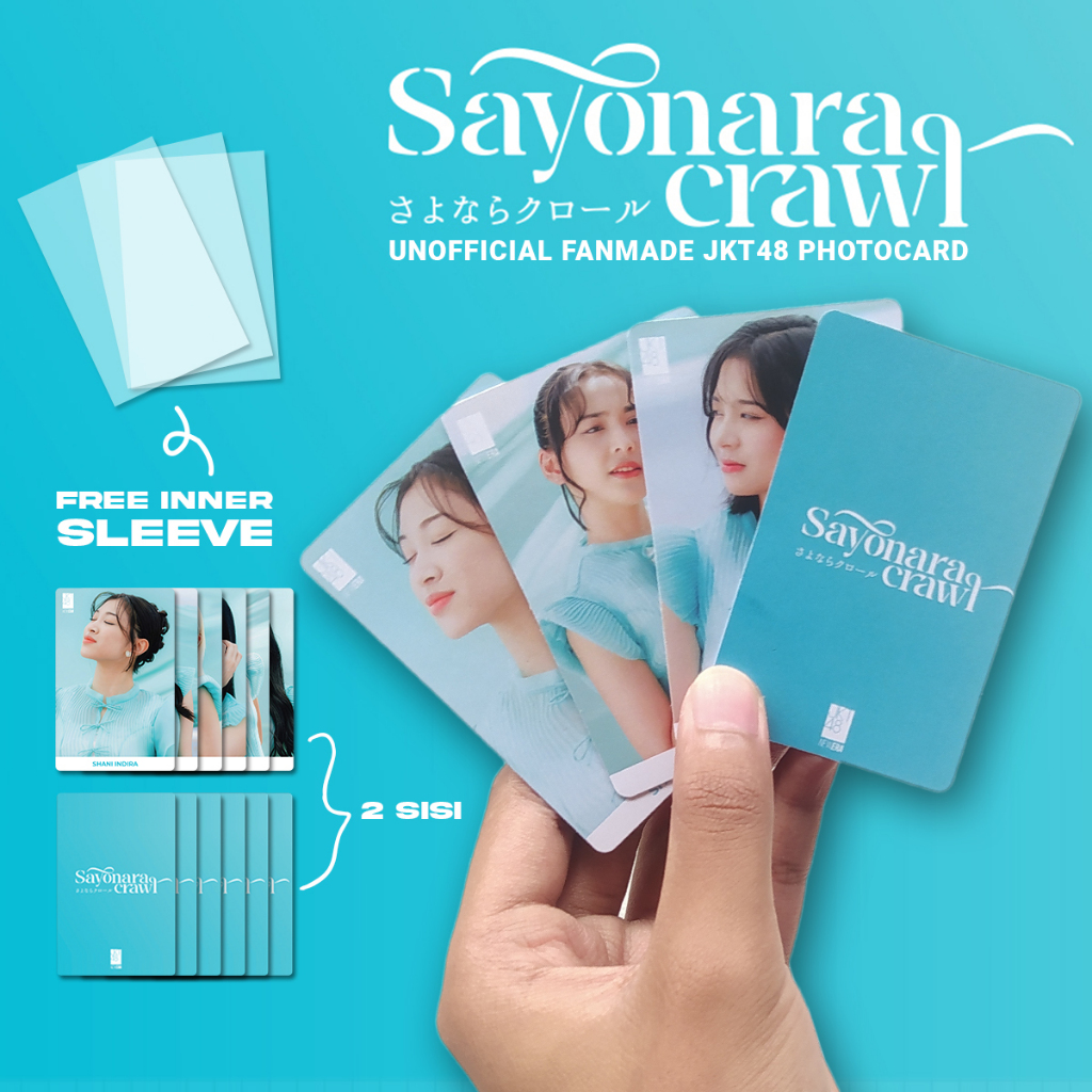 Jual PC Photocard JKT48 Sayonara Crawl Unofficial Fanmade Zee - Shani - Christy - Adel - Michie ...