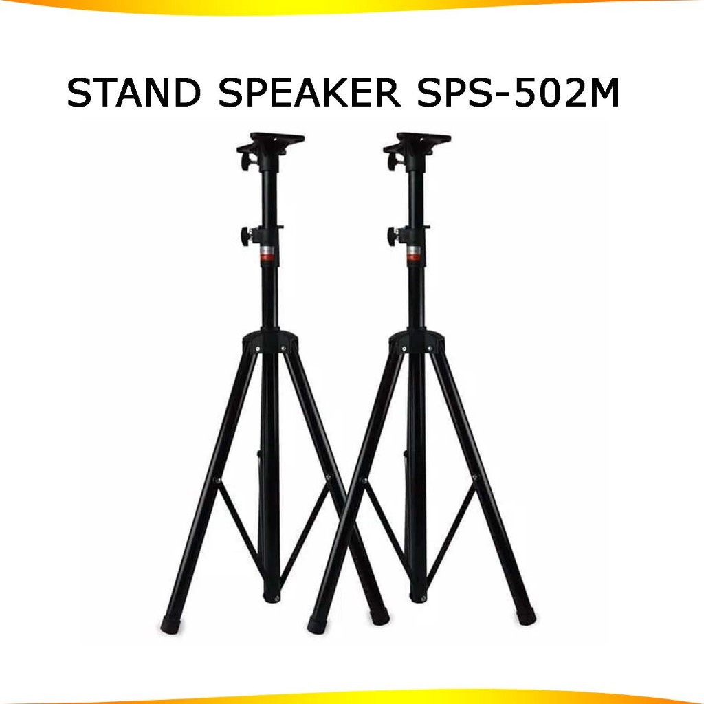 Jual Stand Speaker SPS-502M Tripod/Tiang Penyangga Speaker Lantai 1set | Shopee Indonesia