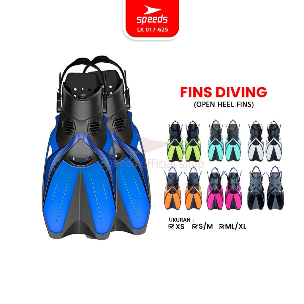 Jual SPEEDS Kaki Katak Fins Diving Renang Snorkeling Kaki Fin Selam ...