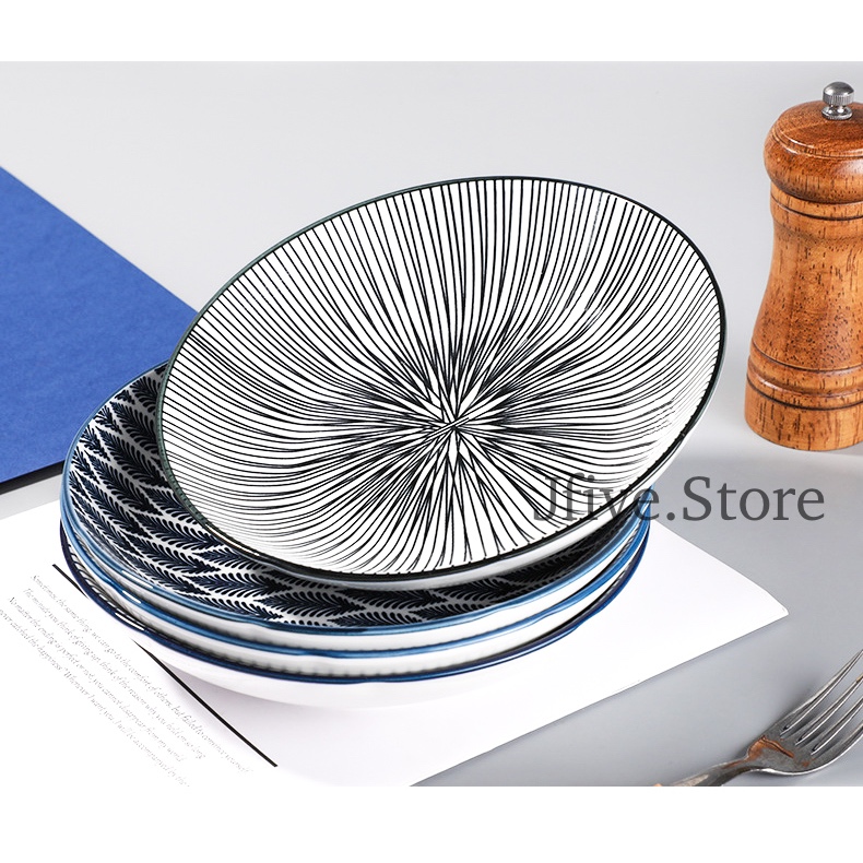 Jual Mangkok Kyoto Hitam | Piring Makan 20.3cm | Mangkok 8 Inch ...