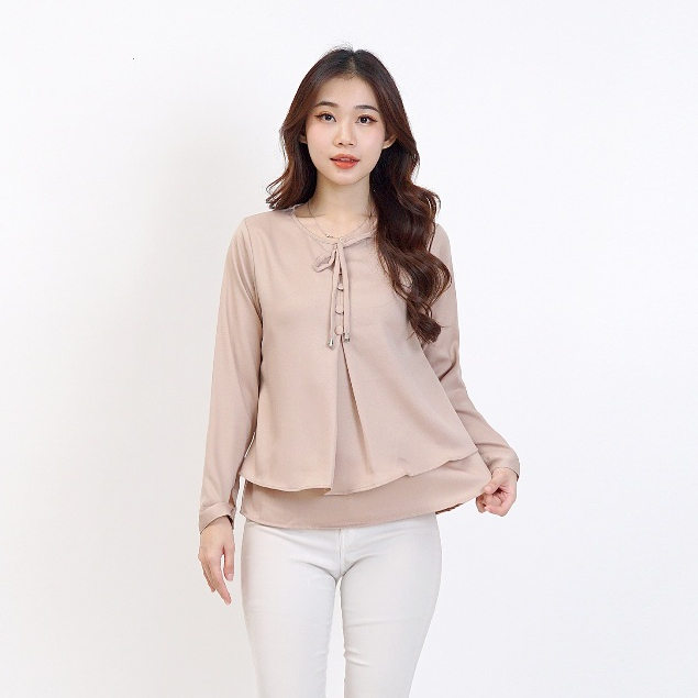 Jual Atasan Wanita blouse Polos 054 Mrs2 | Shopee Indonesia