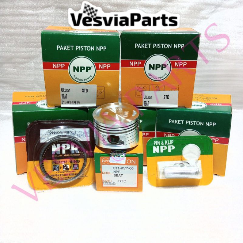 Jual PISTON KIT SEHER SET BEAT LAMA BEAT KARBURATOR KVY NPP | Shopee ...