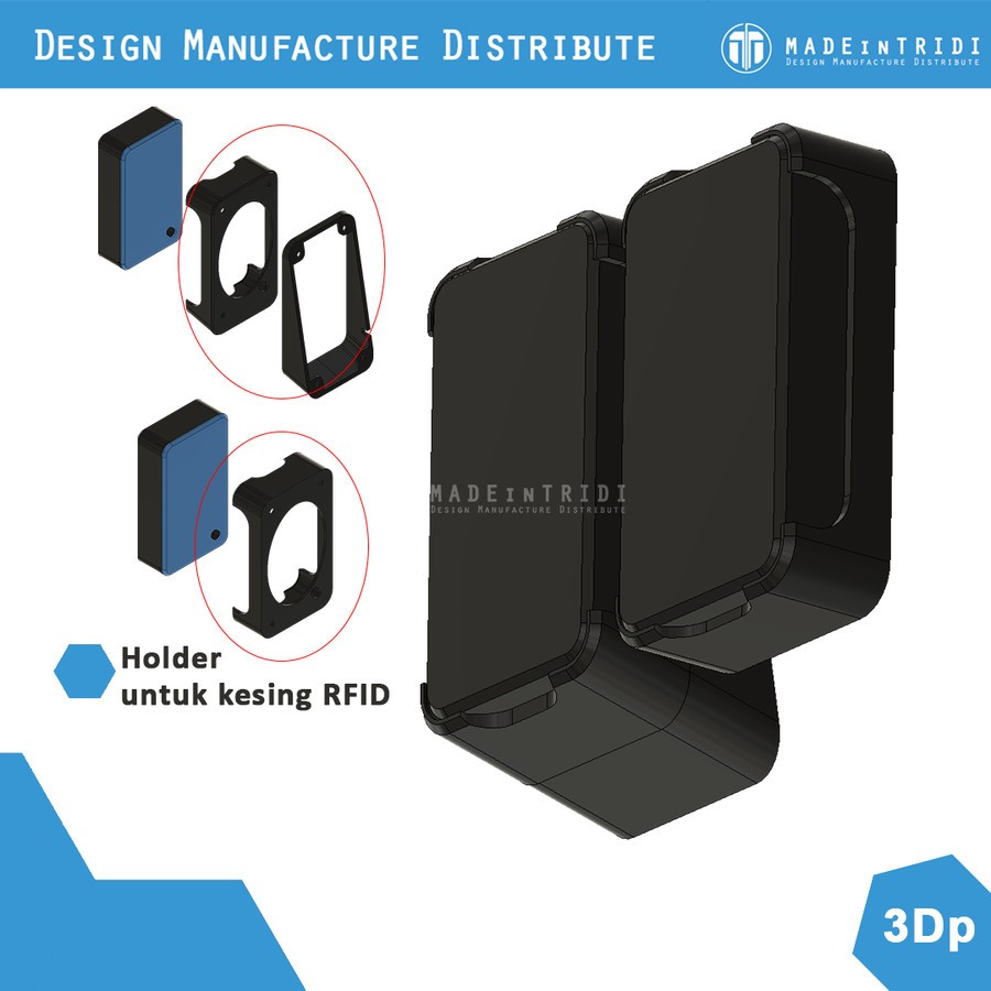 Jual RFID Case holder mount RC522 RFID reader case holder | Shopee ...
