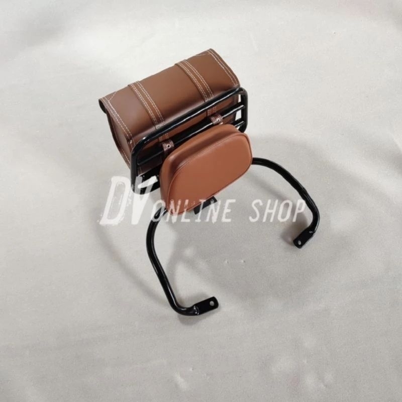 Jual Backrack + Jok Sandaran + Sidebag untuk motor listrik Uwinfly T3 ...