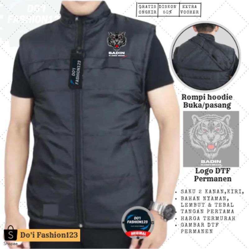 Jual ROMPI MOTOR PELINDUNG DADA - VEST Parasut pria TIGER outdoor ...