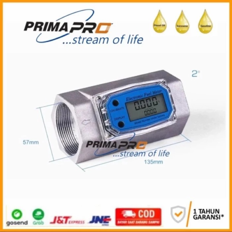 Jual flowmeter solar 1 inch Digital Flow meter solar 1 in Digital ...